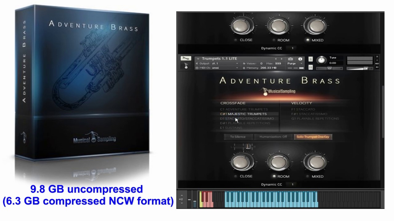 Adventure Brass by Musical Sampling - Demonstration - YouTube