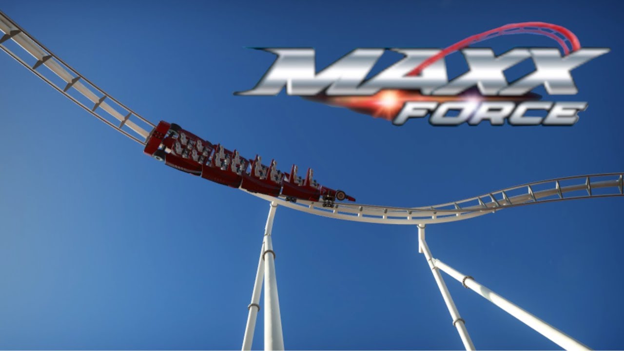 Planet Coaster Recreation: MaxxForce at Six Flags Great America - YouTube
