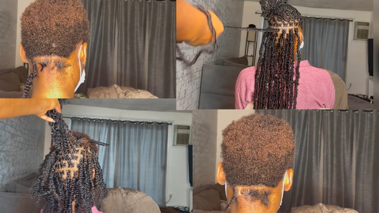 36” Soft Locs Tutorial | Distressed Soft Locs On Fine Short Hair|# ...