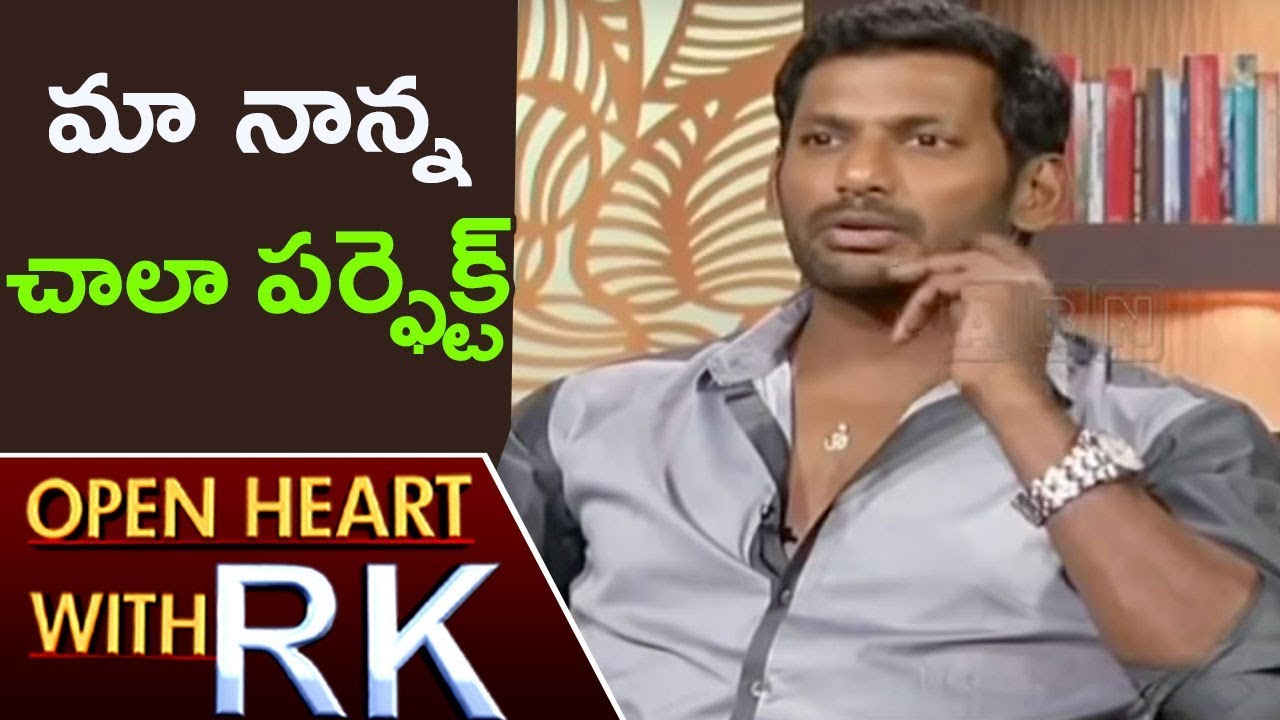 Actor Vishal Over His Father, Telugu First Movie Pandem Kodi | Open ...