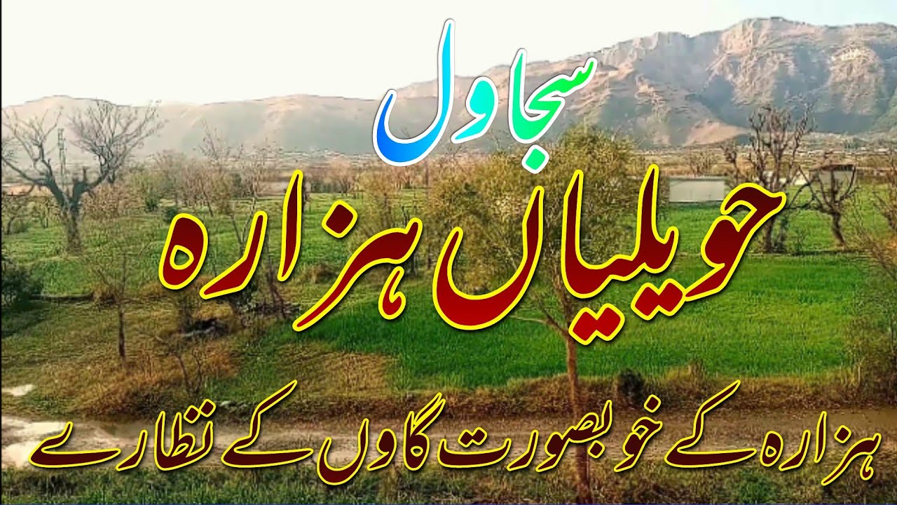 Beautiful Hazara Village Sajawal Golan Dheri Rajoya Tehsil Havelian ...