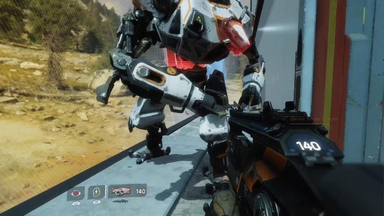 [PS] Titanfall 2 - Killing a Reaper in the Simulation Dome Area - YouTube