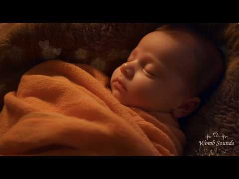 24 Hours Womb Sounds & Heartbeat 🖤 Baby Sleep Aid | Black Screen & No Ads for Deep Sleep