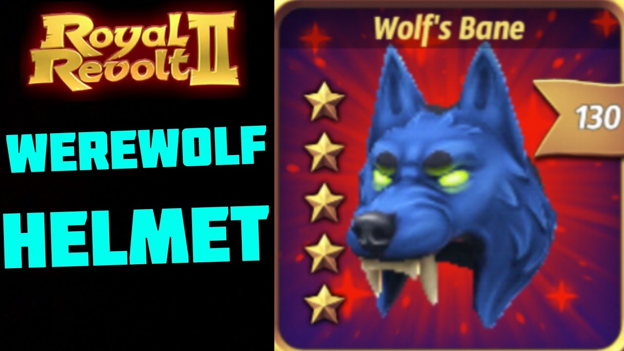 ROYAL REVOLT 2 - WEREWOLF HELMET GAMEPLAY - YouTube