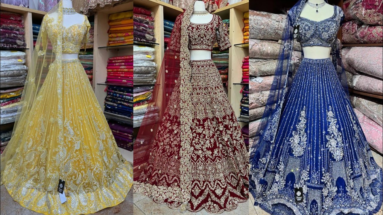 Bridal Lehenga Choli Collection||Types Of Designer Lehenga Choli ...