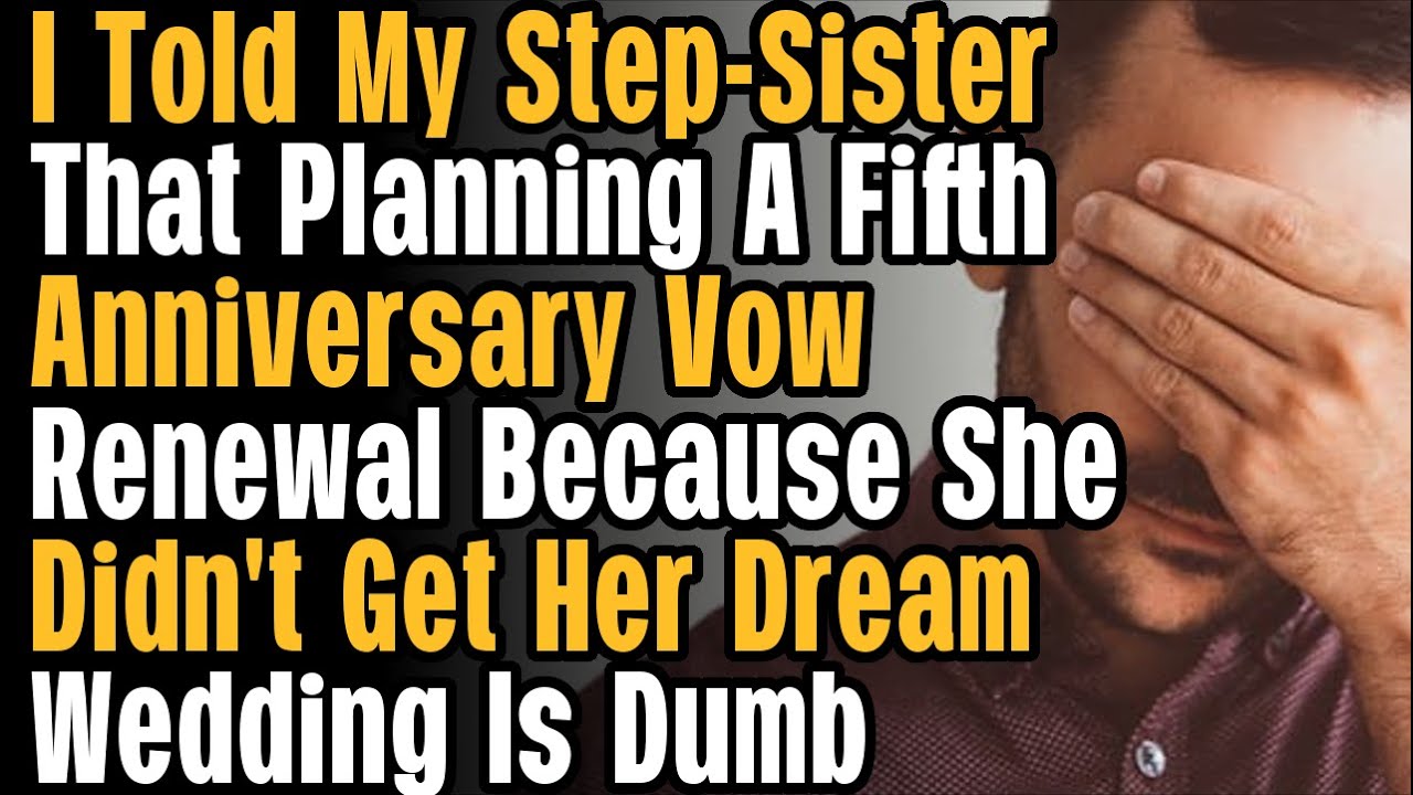 R Amithea Hole For Telling My Sister Her Wedding Vow Renewal Is A Dumb