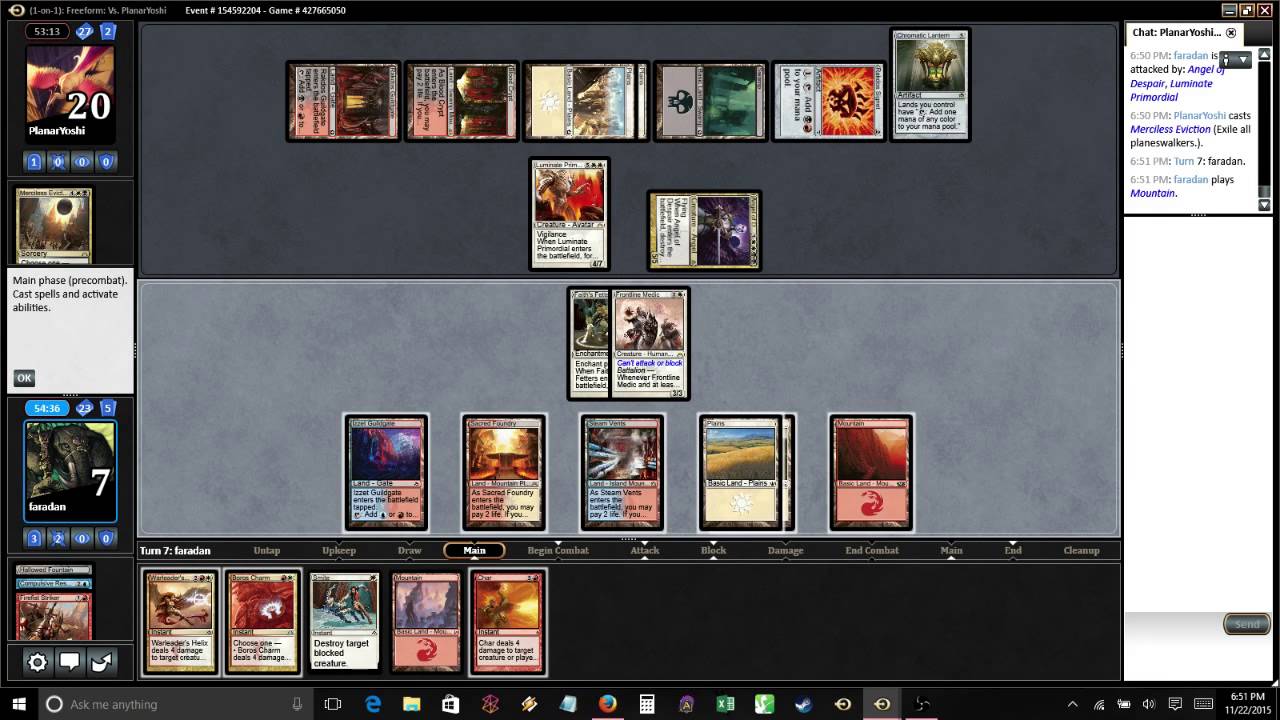 M:tG Double Ravnica Roto -- Round 3 -- faradan vs. PlanarYoshi - YouTube