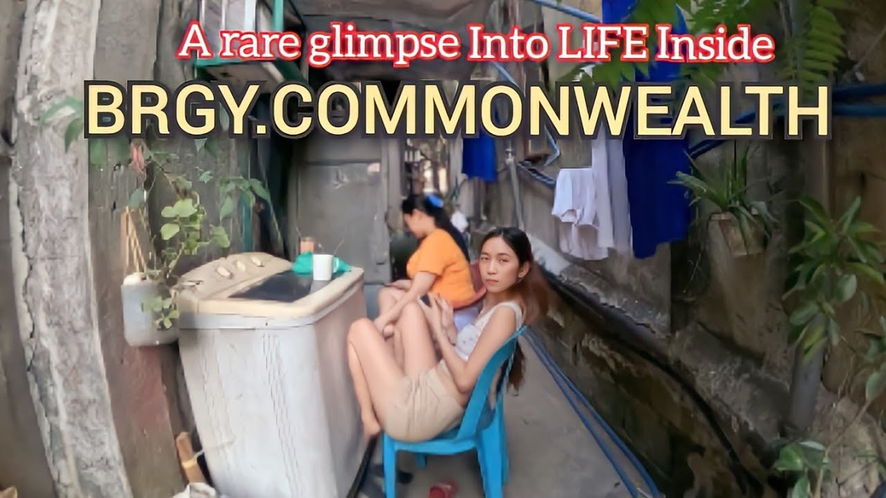 Rare Glimpse Into LIFE Inside BRGY.Commonwealth.QC. Philippines. - YouTube