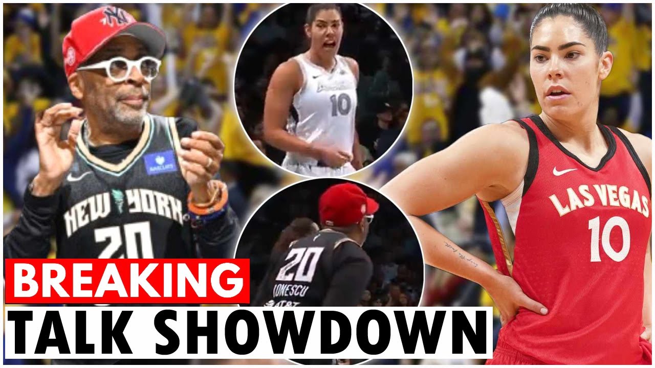 New York superfan Spike Lee CAUGHT trash-talking WNBA star Kelsey Plum ...