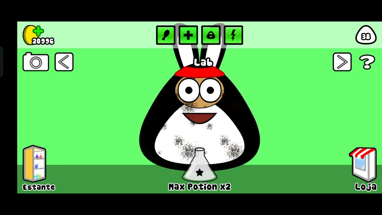Pou gameplay part 27 - versão Pou professor cavaleiro - YouTube