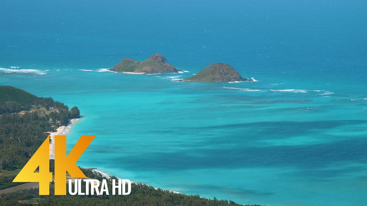 Hawaii, Oahu - 4K Scenic Nature Film with Soothing Music & Nature ...