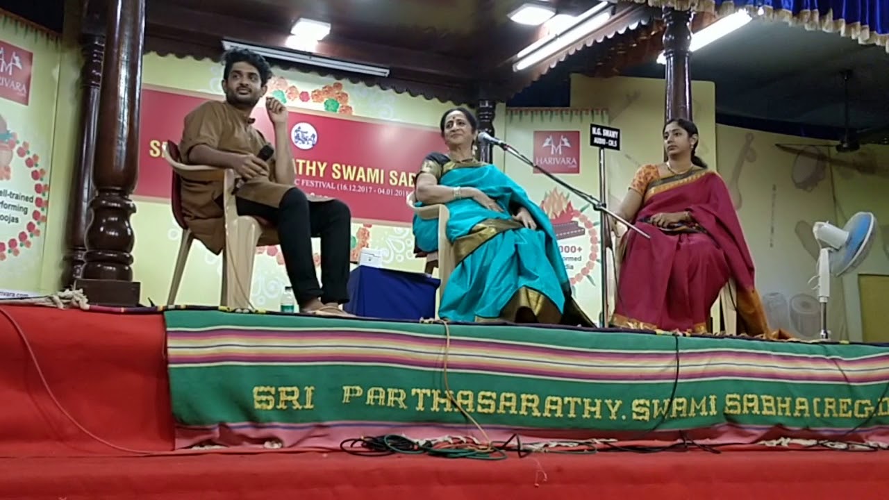 Aruna Sairam, Nisha Rajagopal, Sid Sriram - LecDem on Practice Methods ...