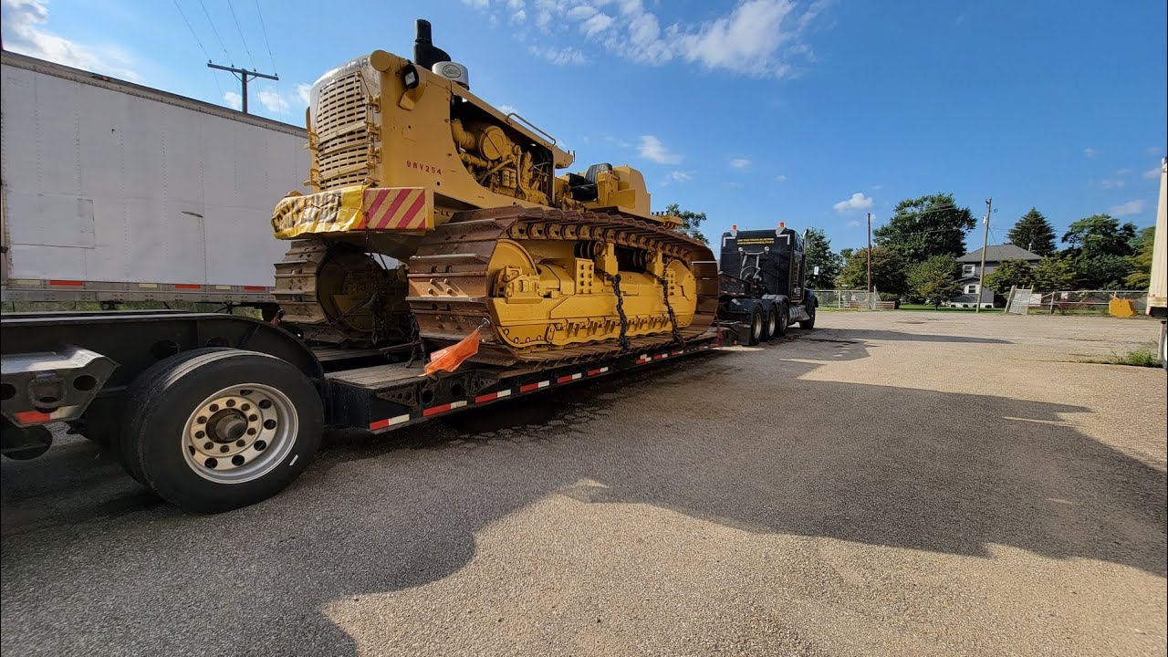 1977 CATERPILLAR 594 -- 97,000 LB -- Ohio to Alberta - YouTube