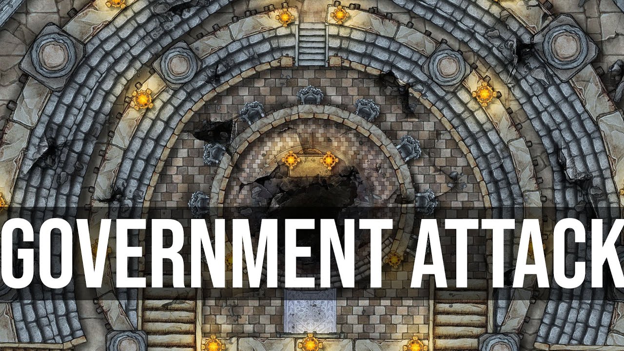 Government Parliament Attack | D&D Battle map Time Lapse - YouTube