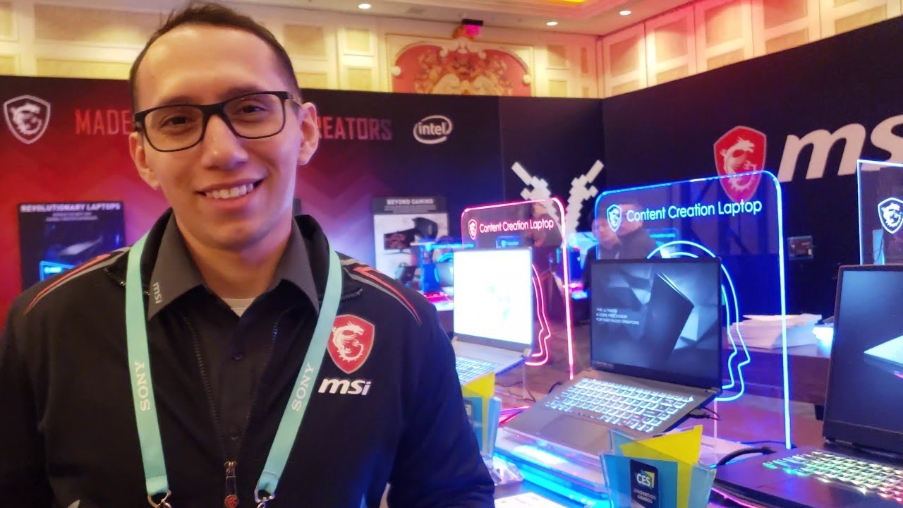 MSI CES 2020 Booth - YouTube