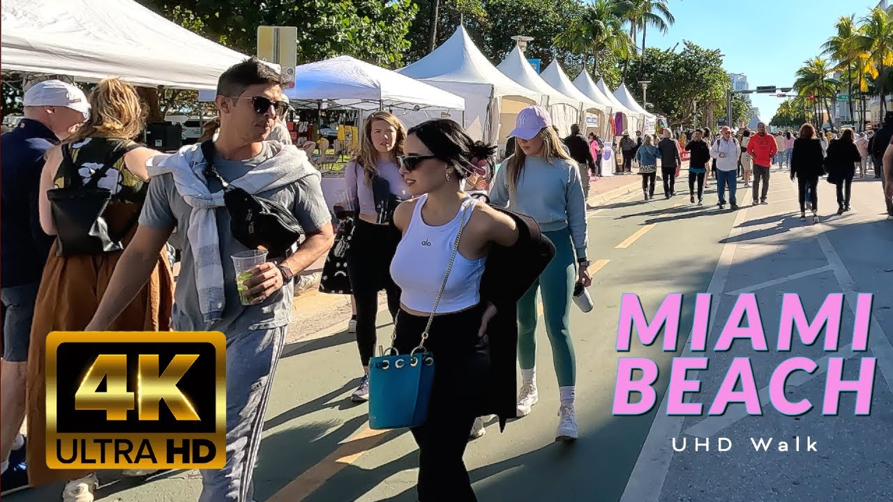 4K Ocean Drive Walk. Art Deco Weekend 2023. - YouTube