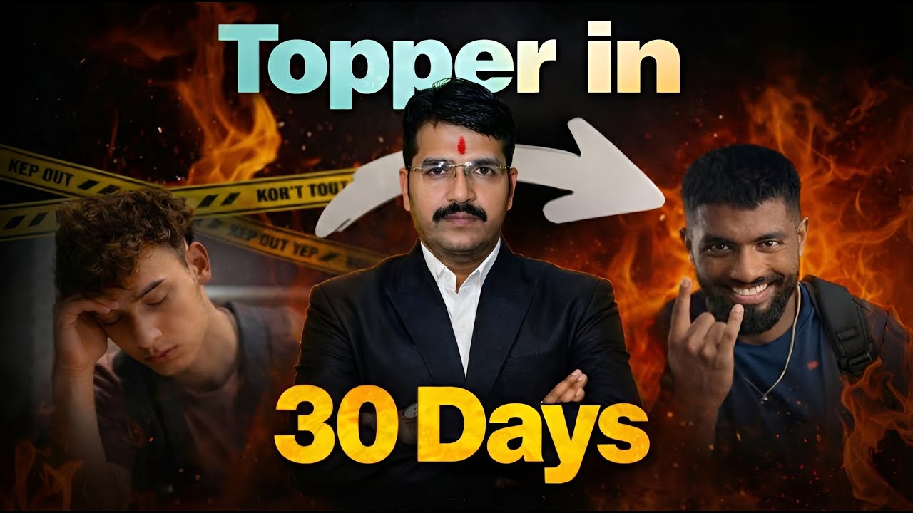 How to Become TOPPER in 30 Days 🔥 Last Month Study Strategy | Exam ...