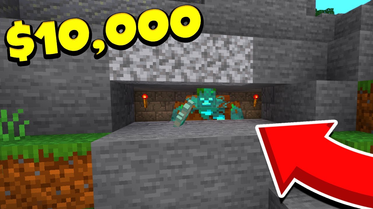 Minecraft : First To Find The Mutant Drowned Wins $10,000 (Minecraft PE ...