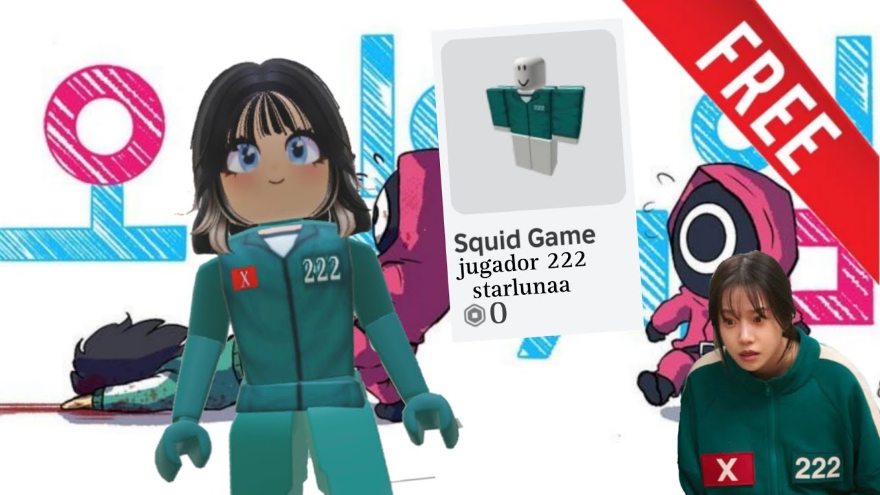 0 ROBUX 😱OUTFIT DE LA JUGADORA 222 DE SQUID GAME😘🥰 - YouTube