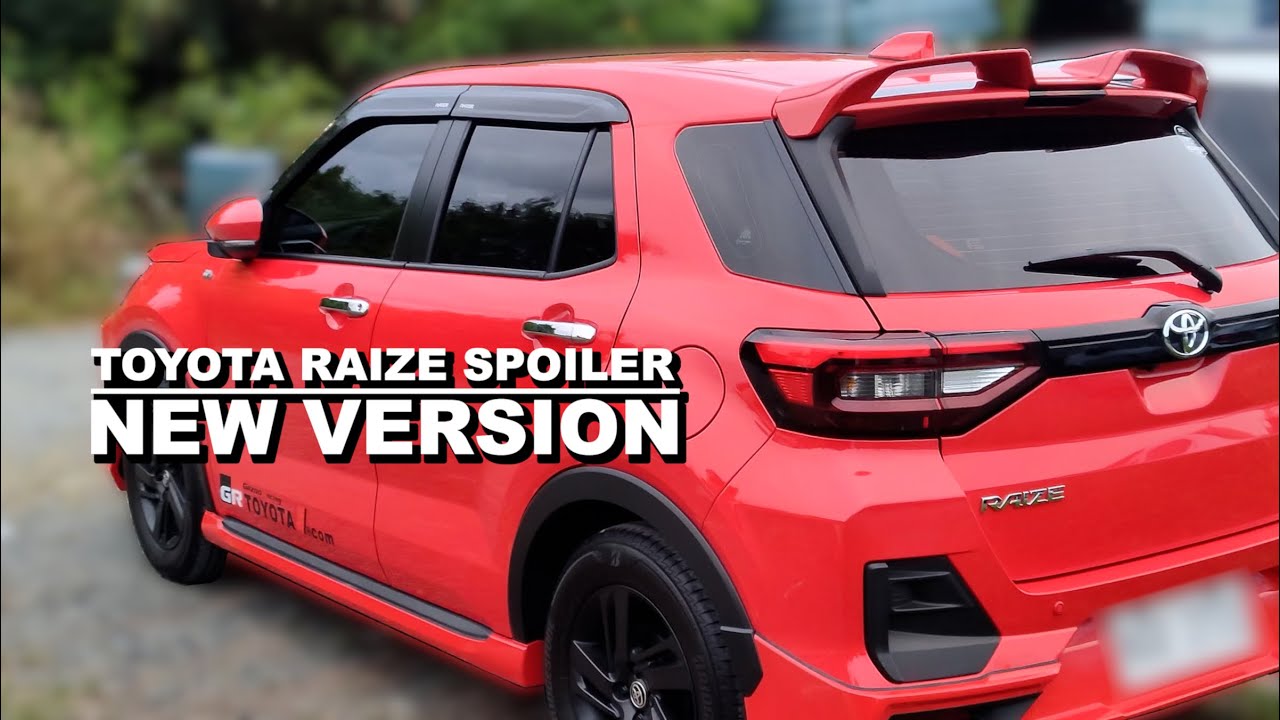 Toyota Raize Spoiler New Version - YouTube