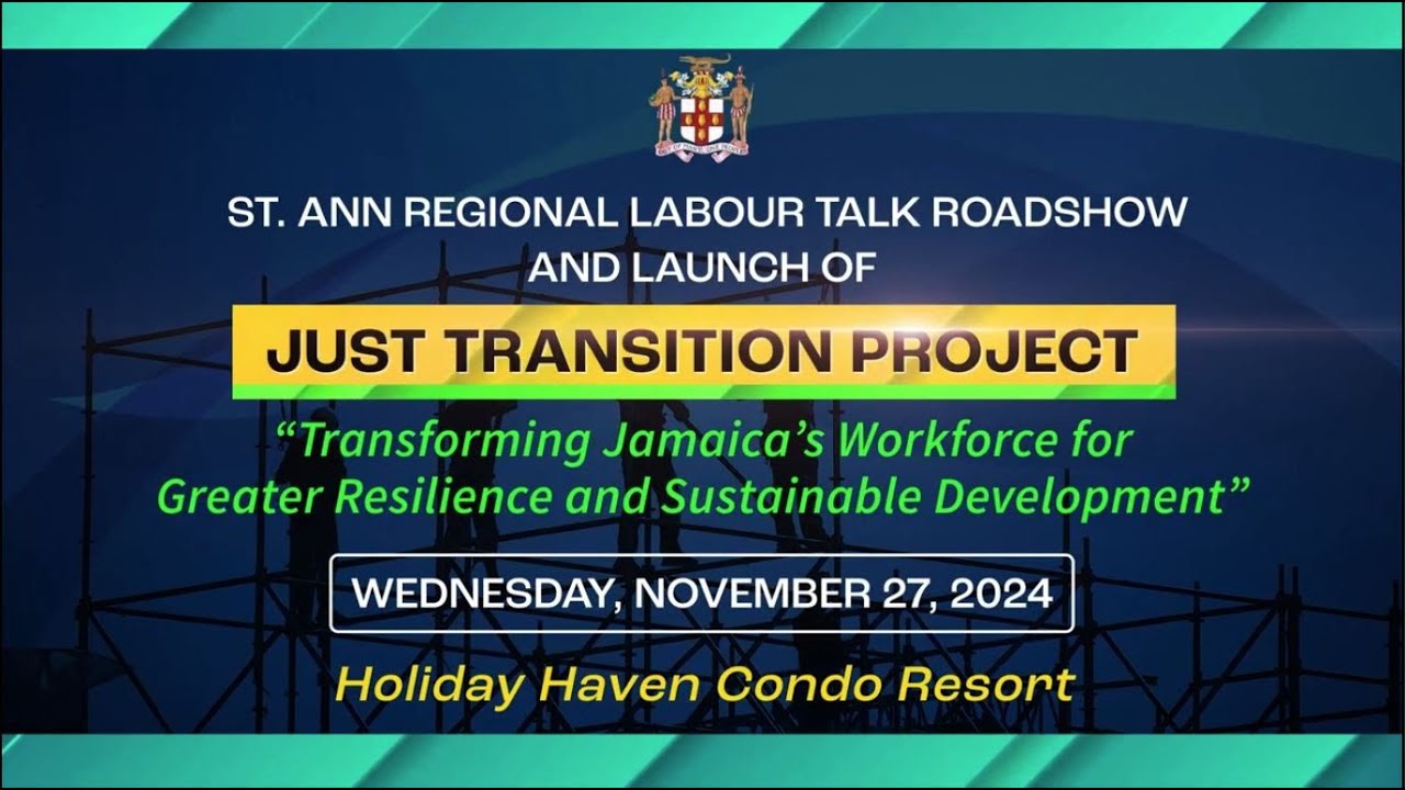 JISTV | St. Ann Regional Labour Talk Roadshow and Launch of Just Transition Project - YouTube
