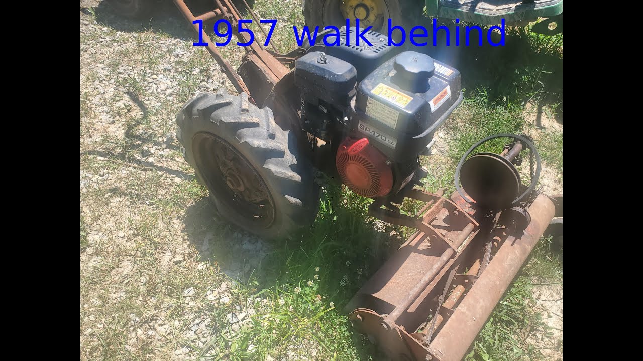 1957 Rare simplicity walk behind Can we restore it! - YouTube
