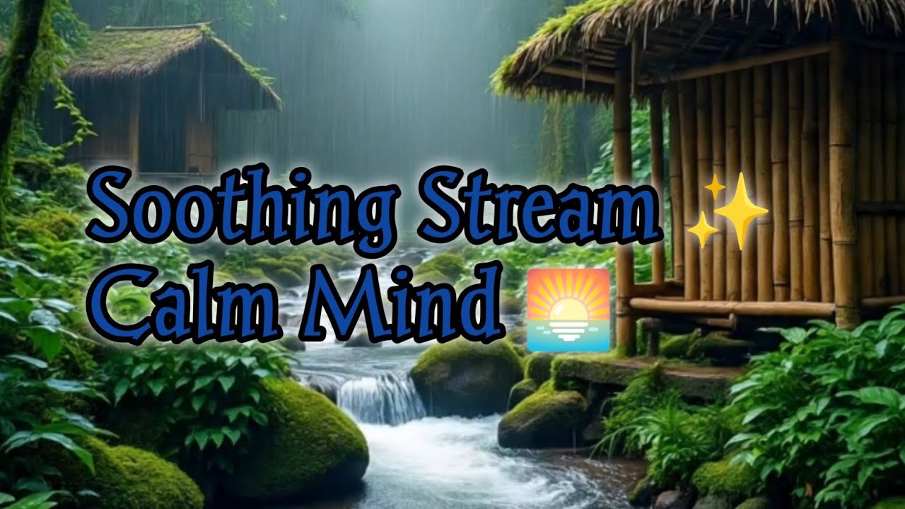 Soothing Water Stream & Morning Birds 🌅 Relaxation Music for Deep Sleep ...