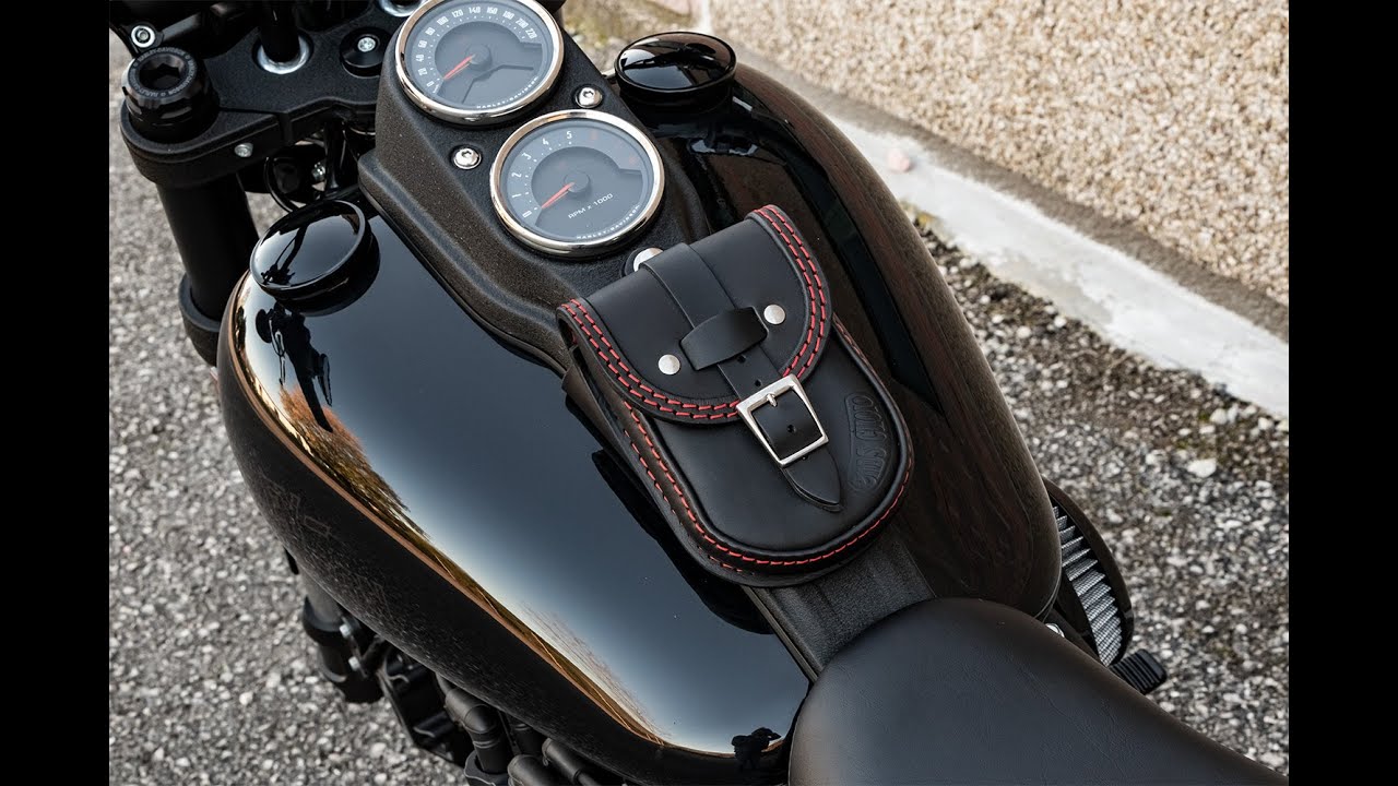 SOFTAIL® LOW RIDER® & LOW RIDER S® - Detachable Leather Tank Bag ...