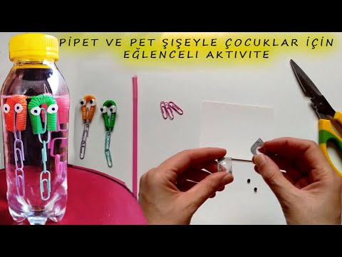 Pet Şişe ve Pipetle Yapılan Oyuncak