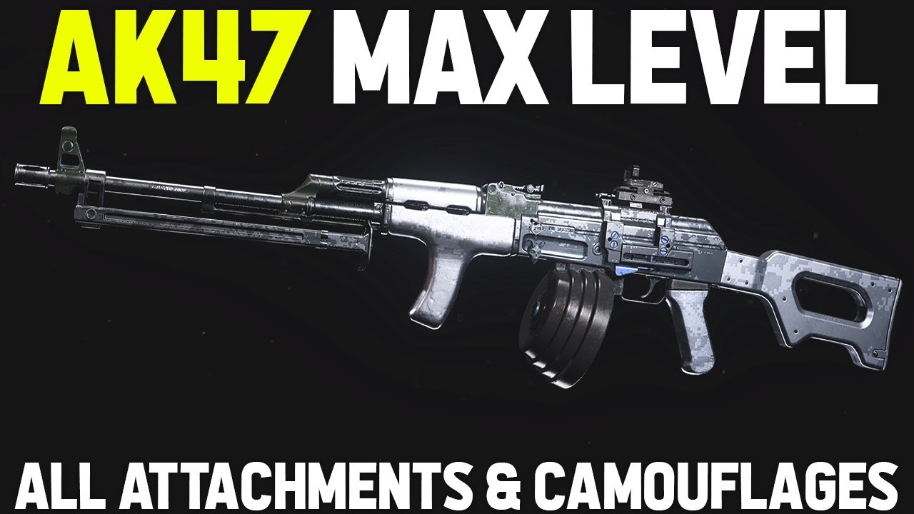🔥 AK-47 MAX LEVEL 🔥 | ALL ATTACHMENTS & CAMOS | Call of Duty: Modern ...