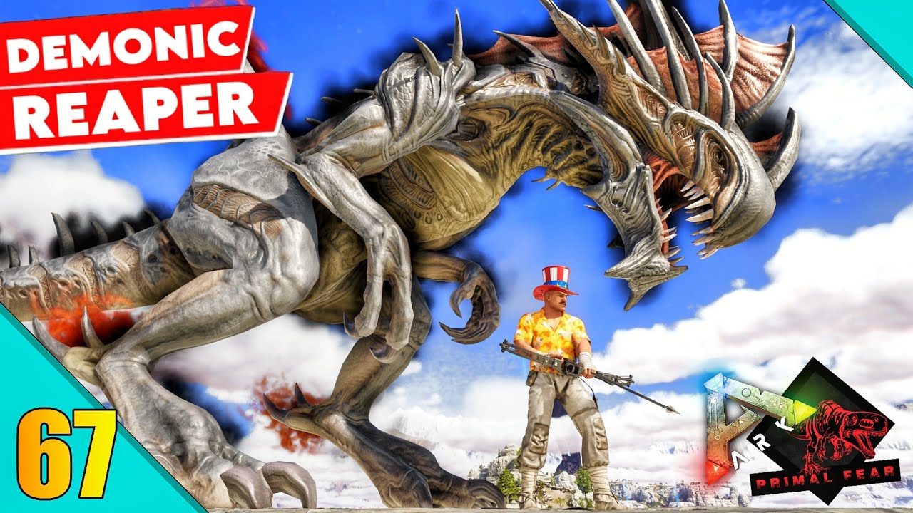 Taming The Demon King Demonic Reaper Boss 🔥🔥 : ARK Primal Fear Plus ...