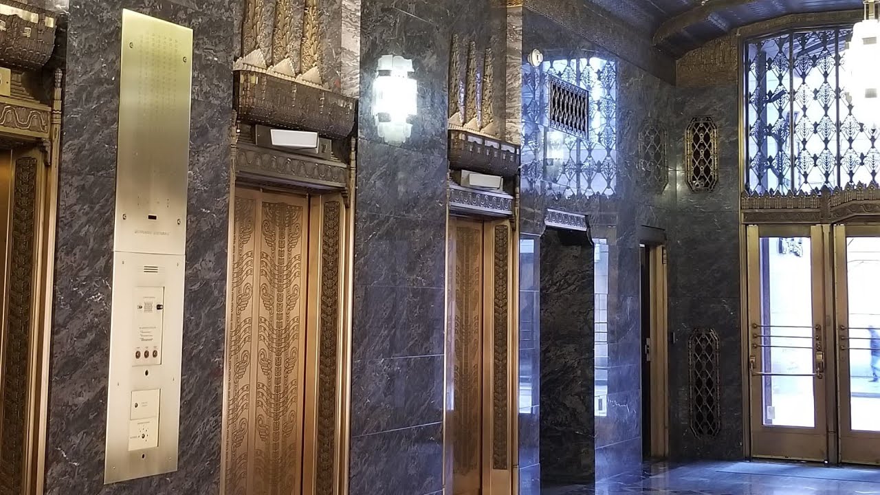 BEAUTIFUL "DoverHouse" Selectomatic/Traflomatic Traction Elevators at ...