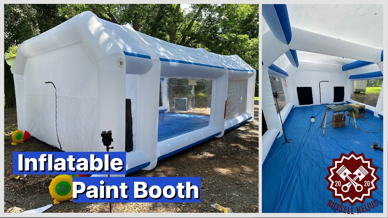 Bonooth Inflatable Paint Booth: Unboxing, Review, and First Use! - YouTube
