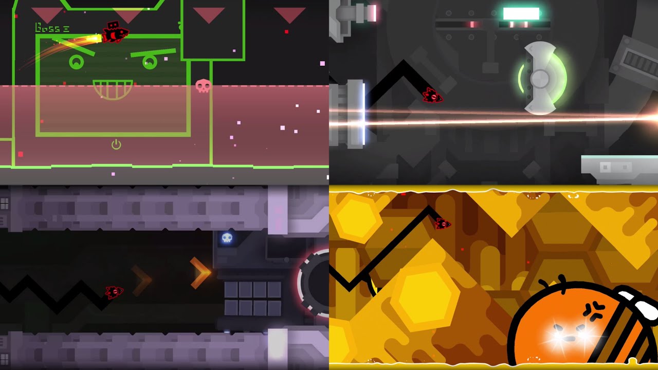 Boss Levels | Geometry Dash - YouTube