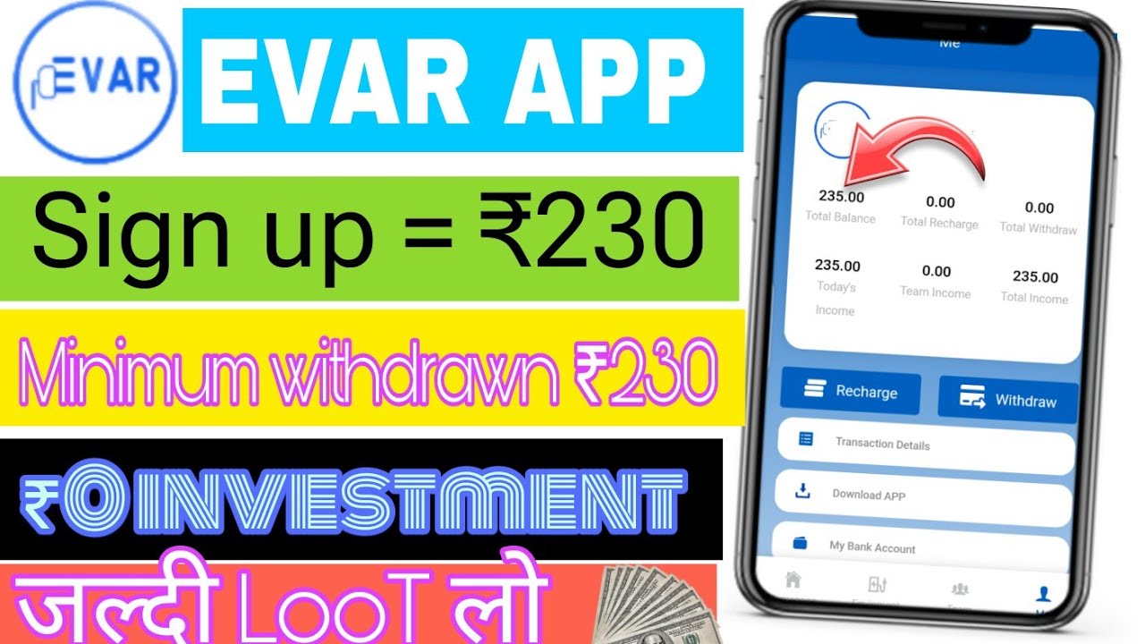 Daily Earning App Without Investment | Low investment earning app ...