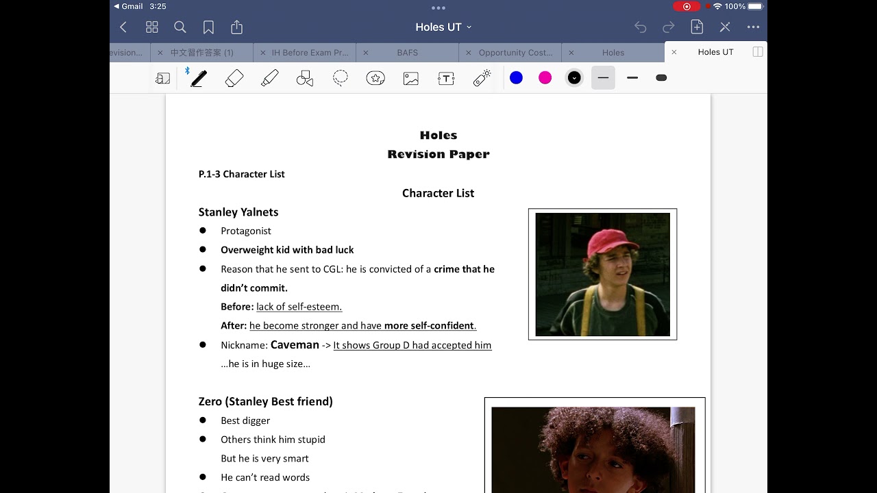 Holes Characters - YouTube