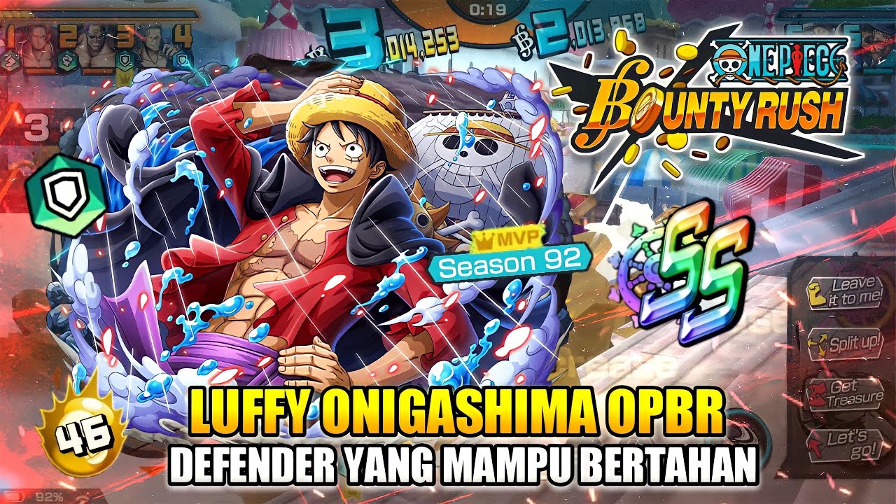 LUFFY RYUO HAKI GAMEPLAY TEKTOK RAJA DEFENDER BOSS LEAGUE !! GG PARAH ...