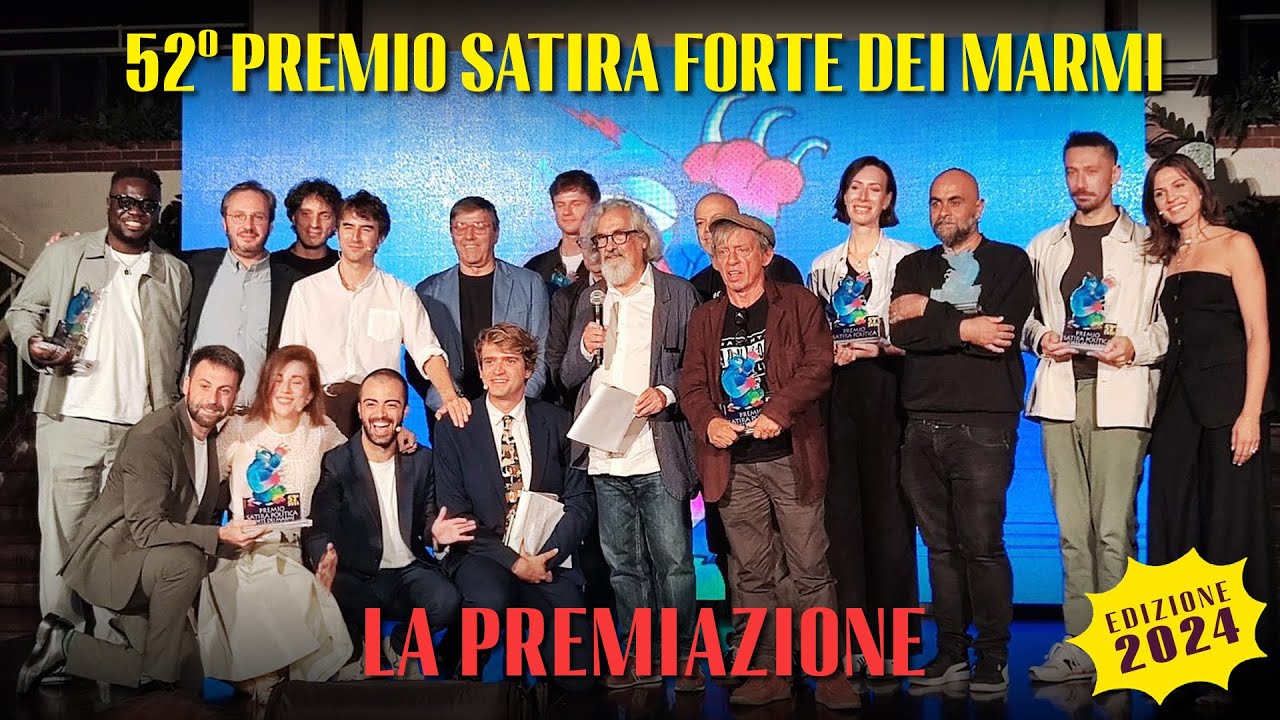 PREMIO SATIRA FORTE DEI MARMI 2024 - La cerimonia di premiazione - YouTube