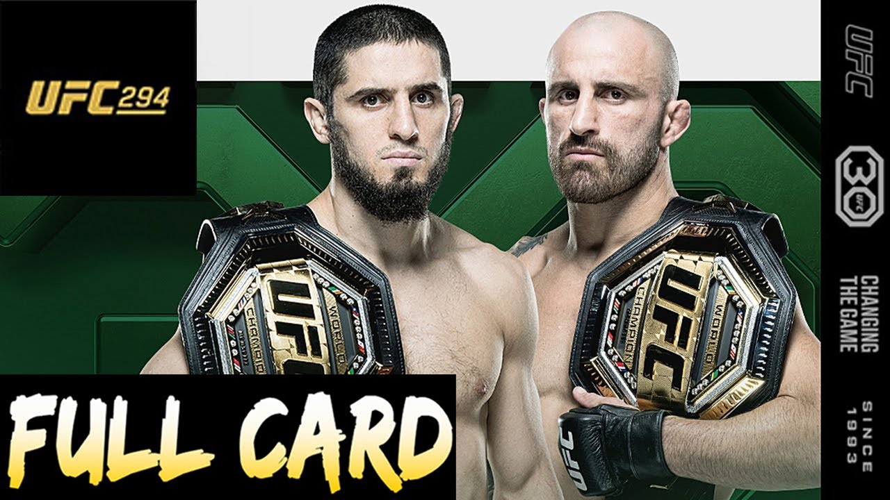 UFC 294 Predictions: Makhachev vs Volkanovski 2 Full Card Betting ...