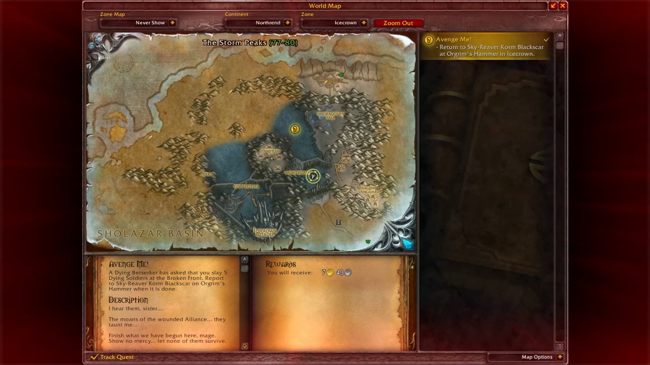 World of Warcraft Quests - Avenge Me! - YouTube