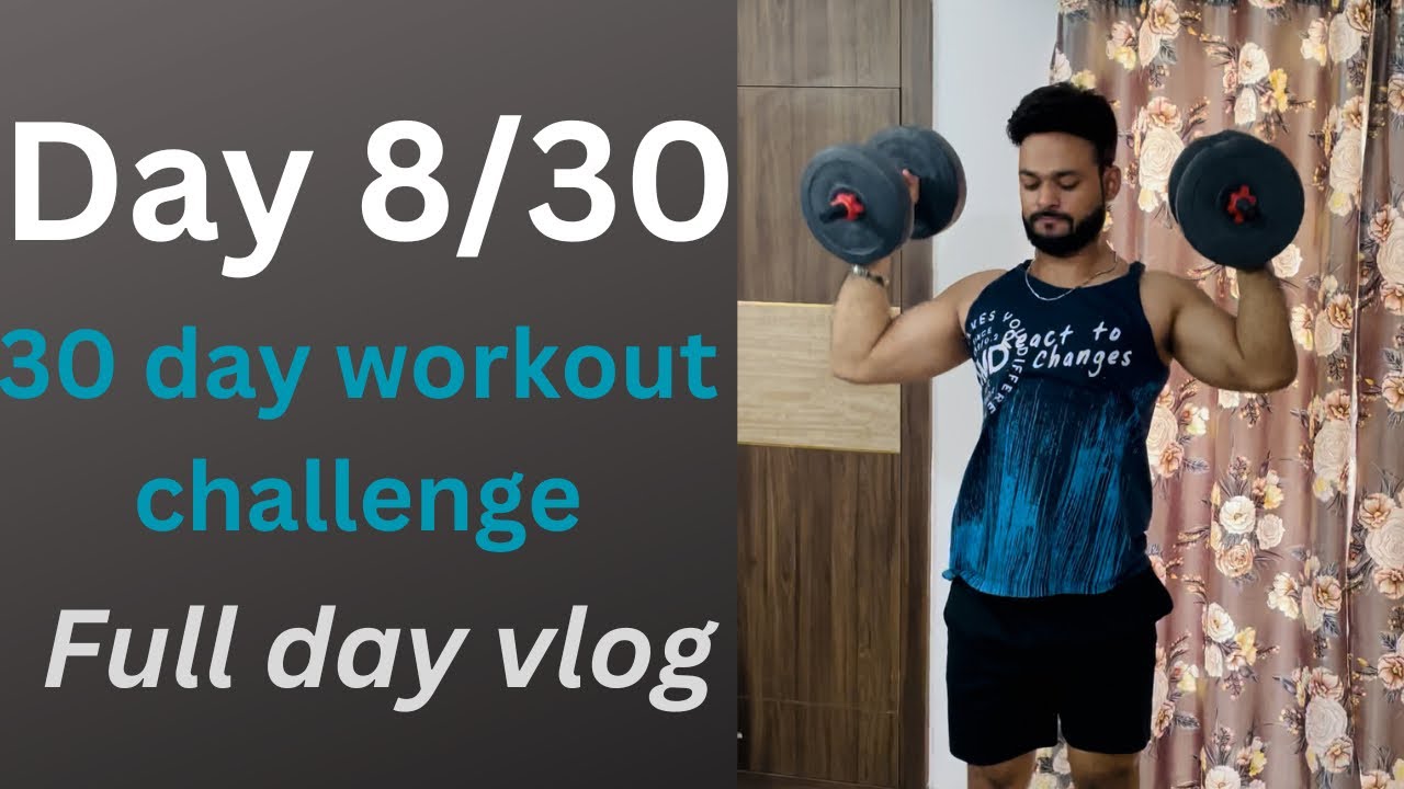 Day 8/30 | 30 day workout challenge | No day off #30dayschallenge - YouTube