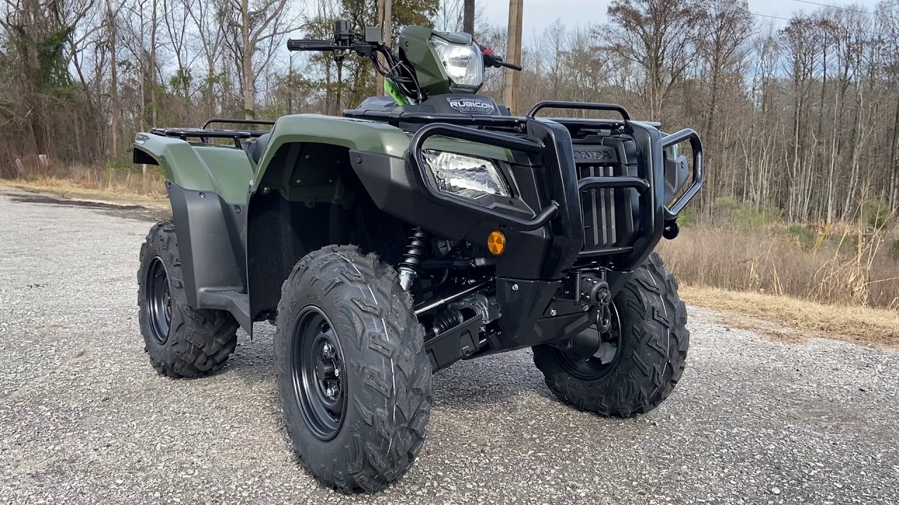 The 2021 Honda FourTrax Foreman Rubicon 4x4 Automatic DCT EPS! - YouTube