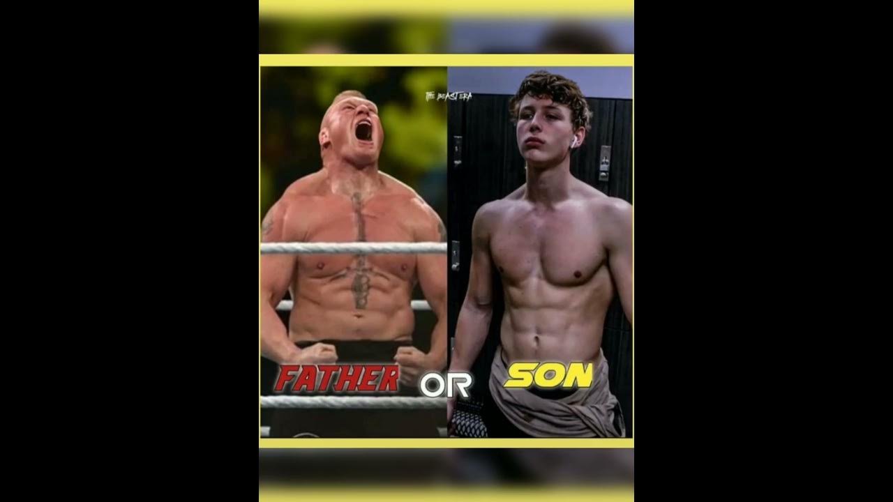 Brock Lesnar With His Son Luke Lesnar Youtube