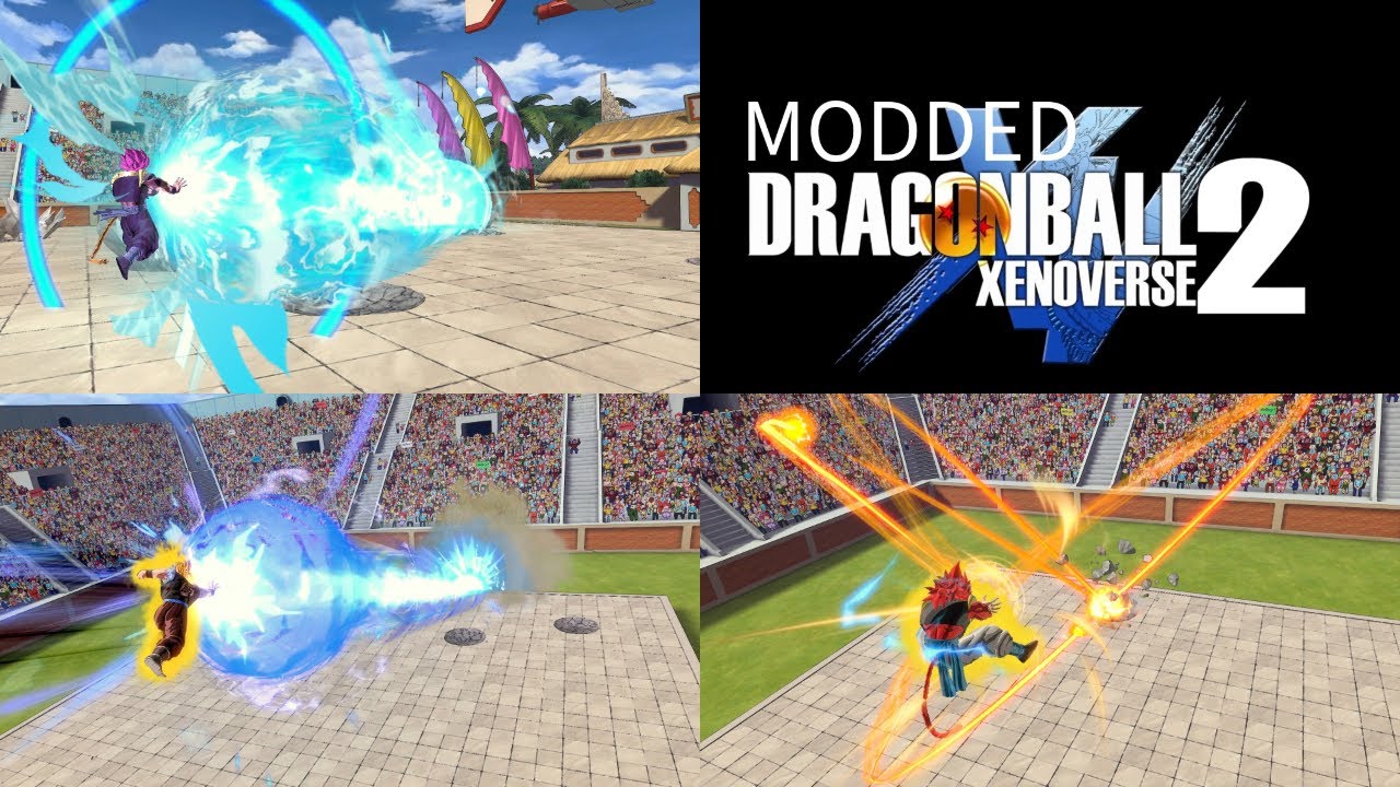 playing with 3 of kitamaki07s mods - DBXV2 mods. (links in description ...