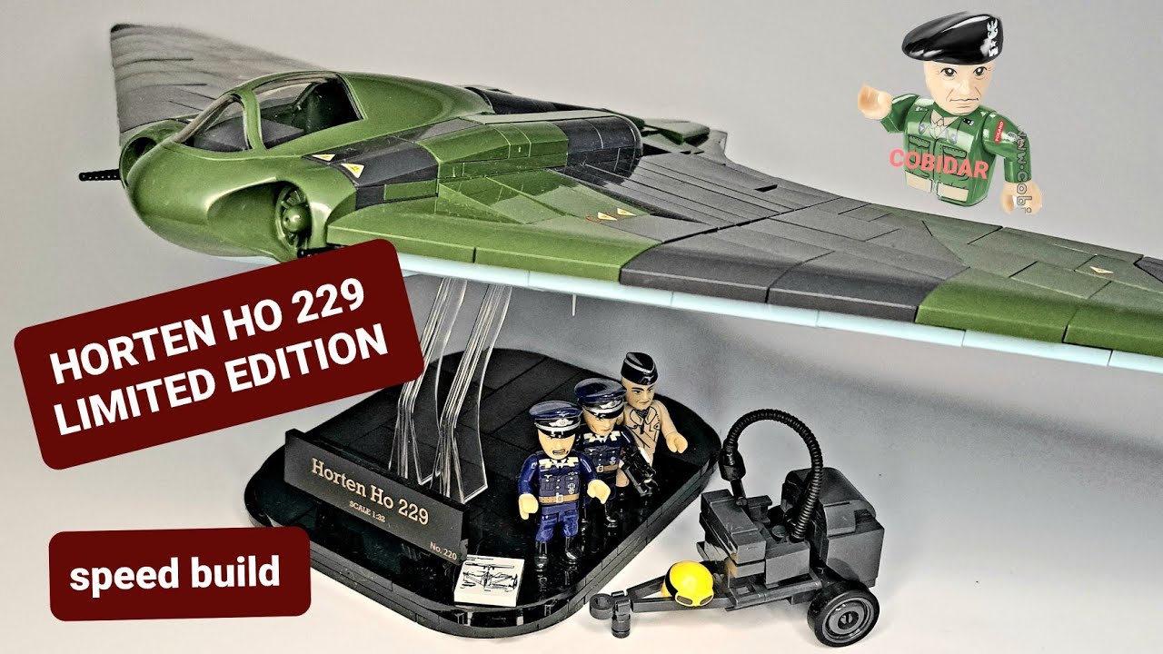 HORTEN HO 229- LIMITED EDITION- COBI 5756 (speed build review) - YouTube