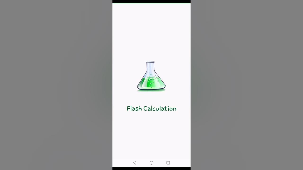 Flash Calculation : A native mobile application. - YouTube