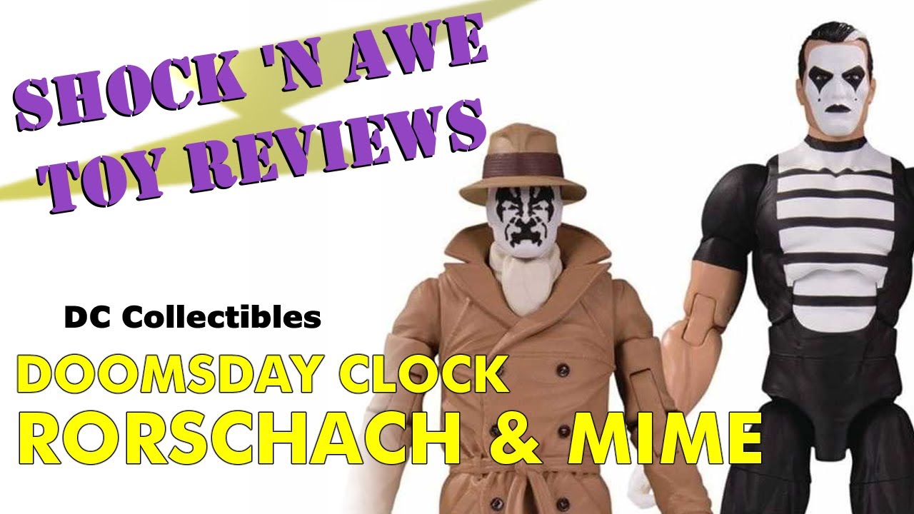 Doomsday Clock Rorschach & Mime - Toy Review - YouTube