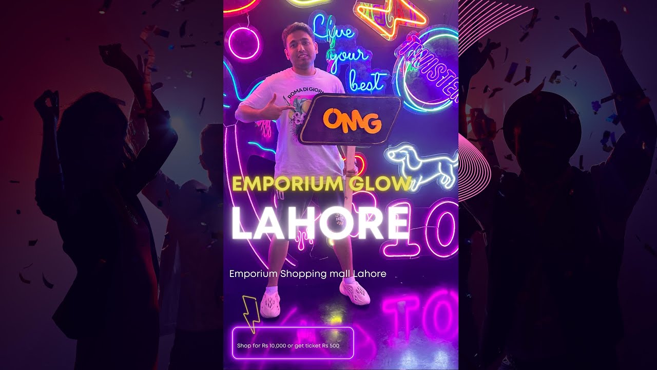 Exploring Emporium Glow:Neon Light Paradise in Lahore's Emporium Shopping Mall"@emporiummall7637 ...