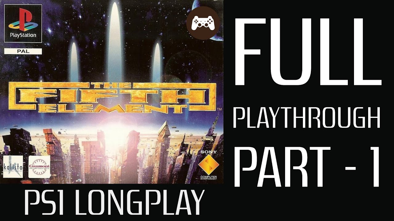 The Fifth Element PS1 Full Playthrough - PART 1 - the fifth element ps1 ...