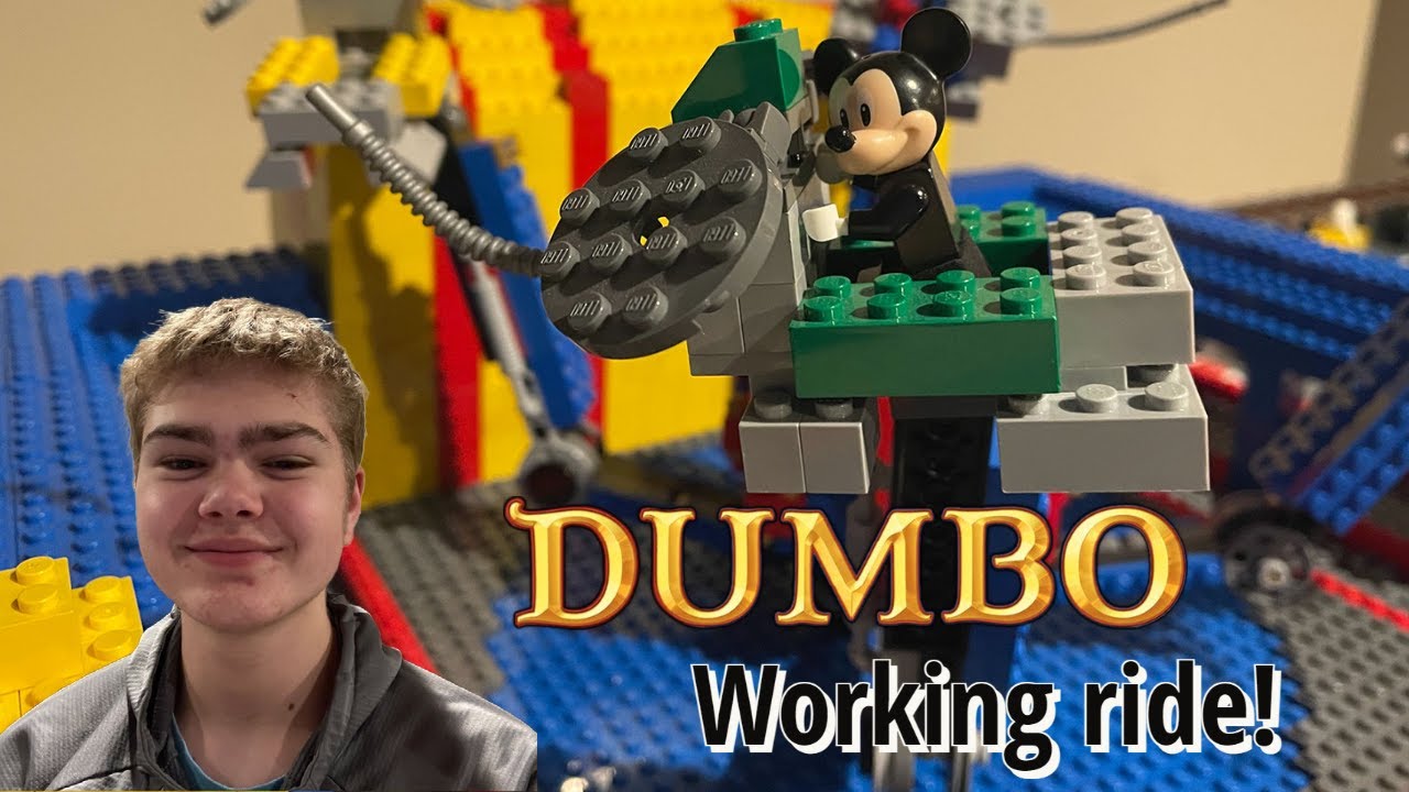 Working Dumbo Ride | LEGO Disney World - YouTube